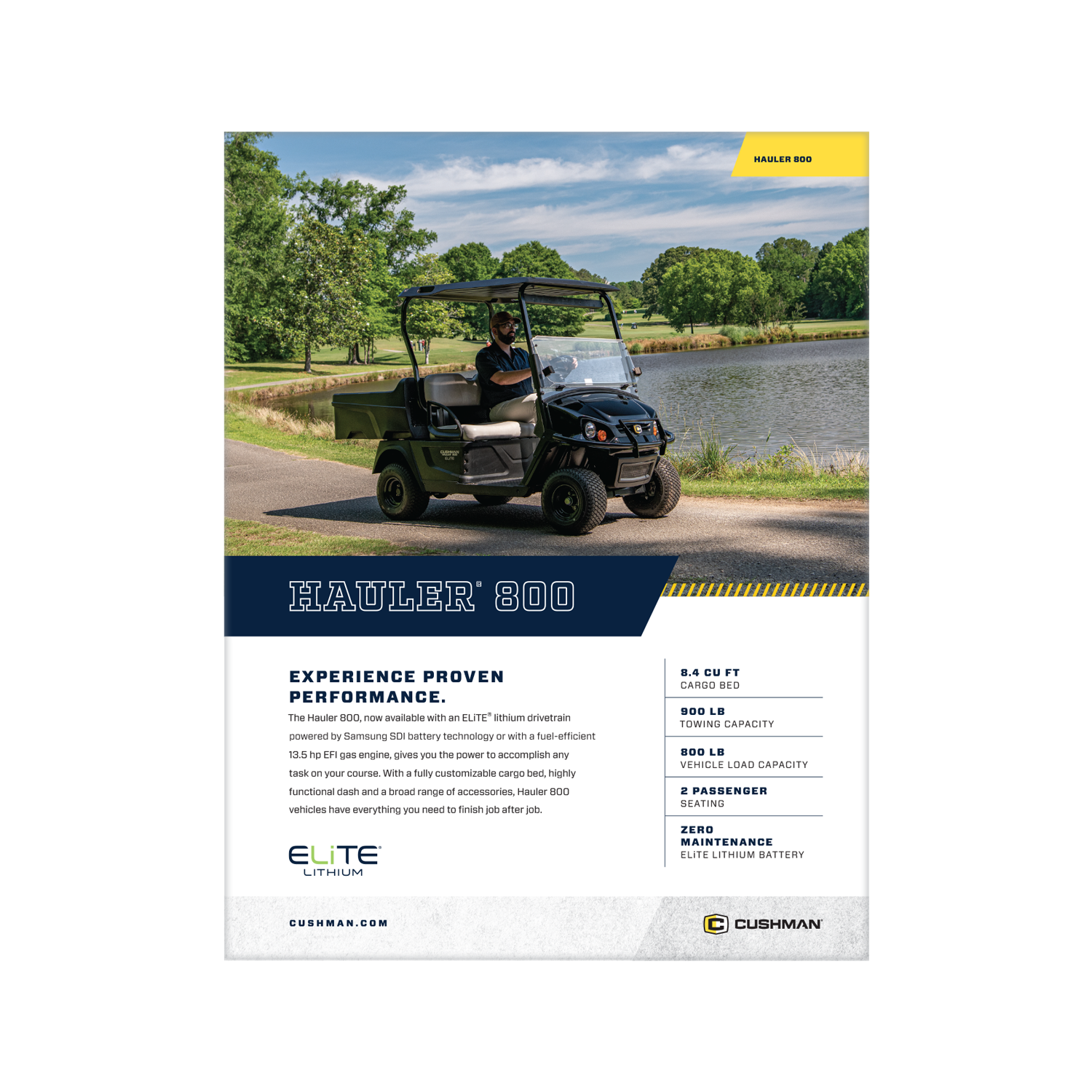 MY25 Golf Hauler 800 Sell Sheet – TSV BrandStore